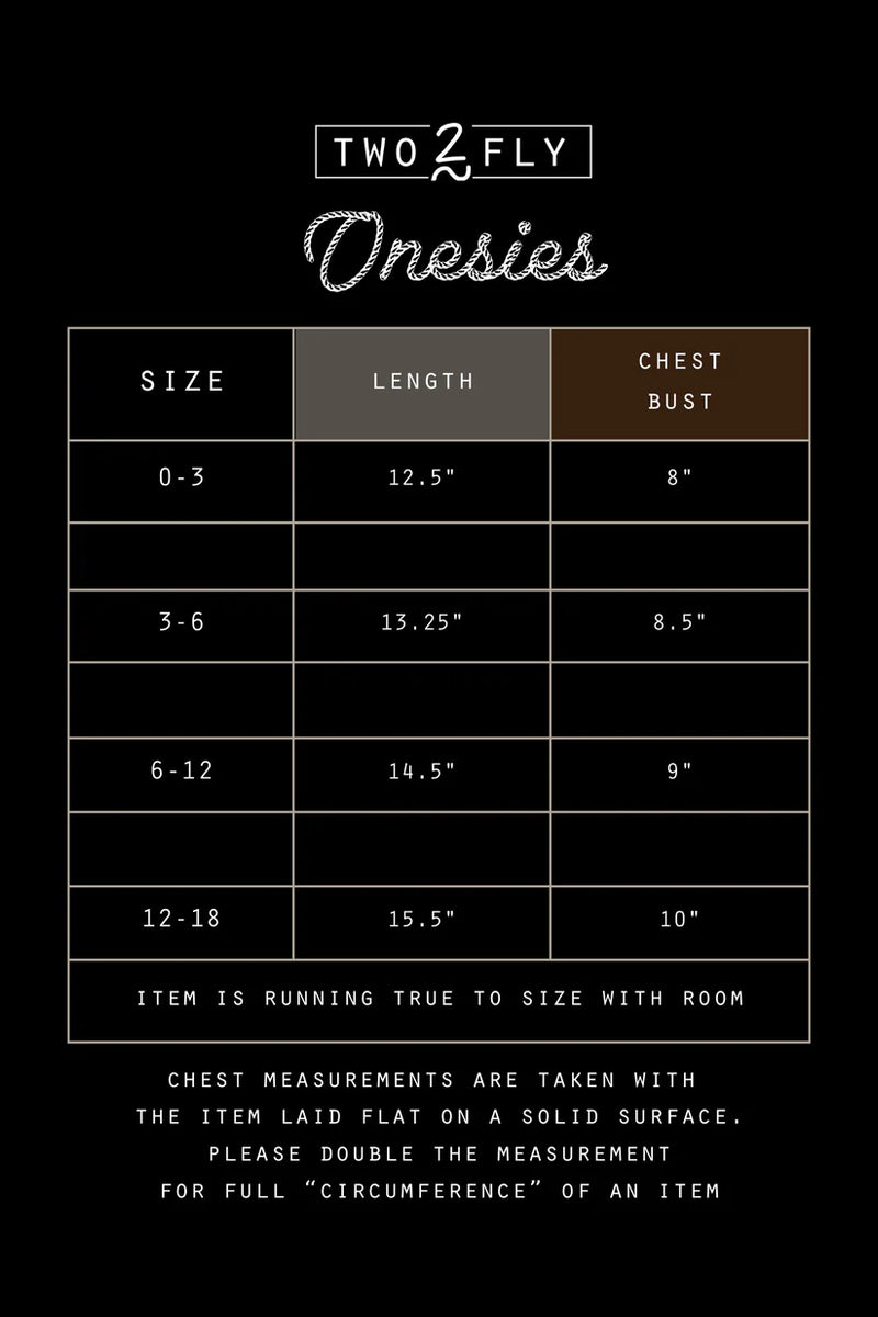 2 Fly Co Modern Marfa Onesie – Shabby Chic West Texas